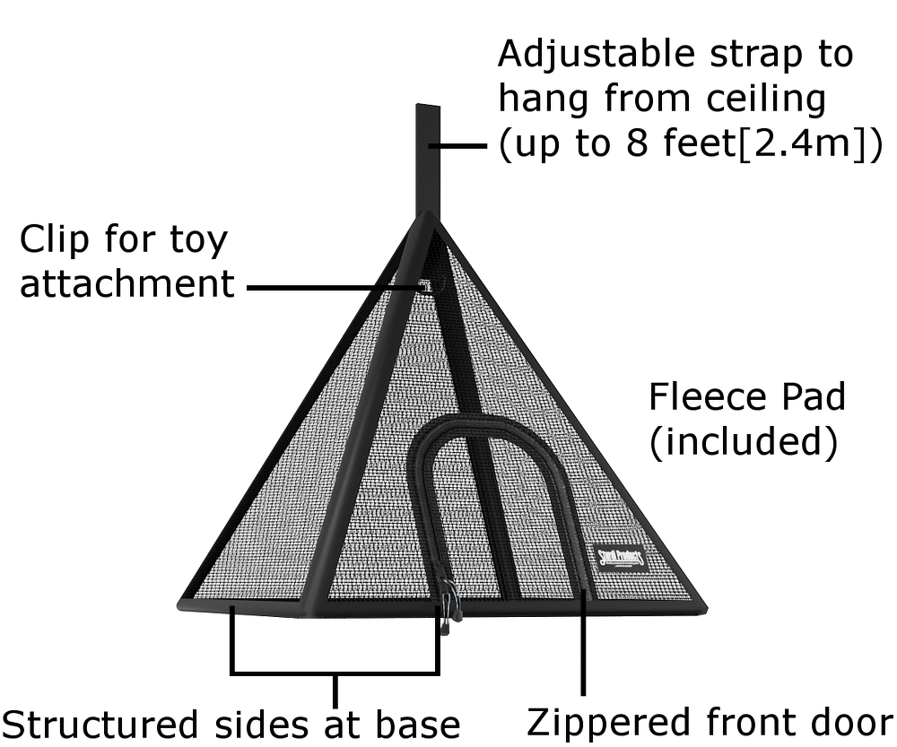 Hanging Pet Pyramid - Single, Double, Triple – Sturdi Products